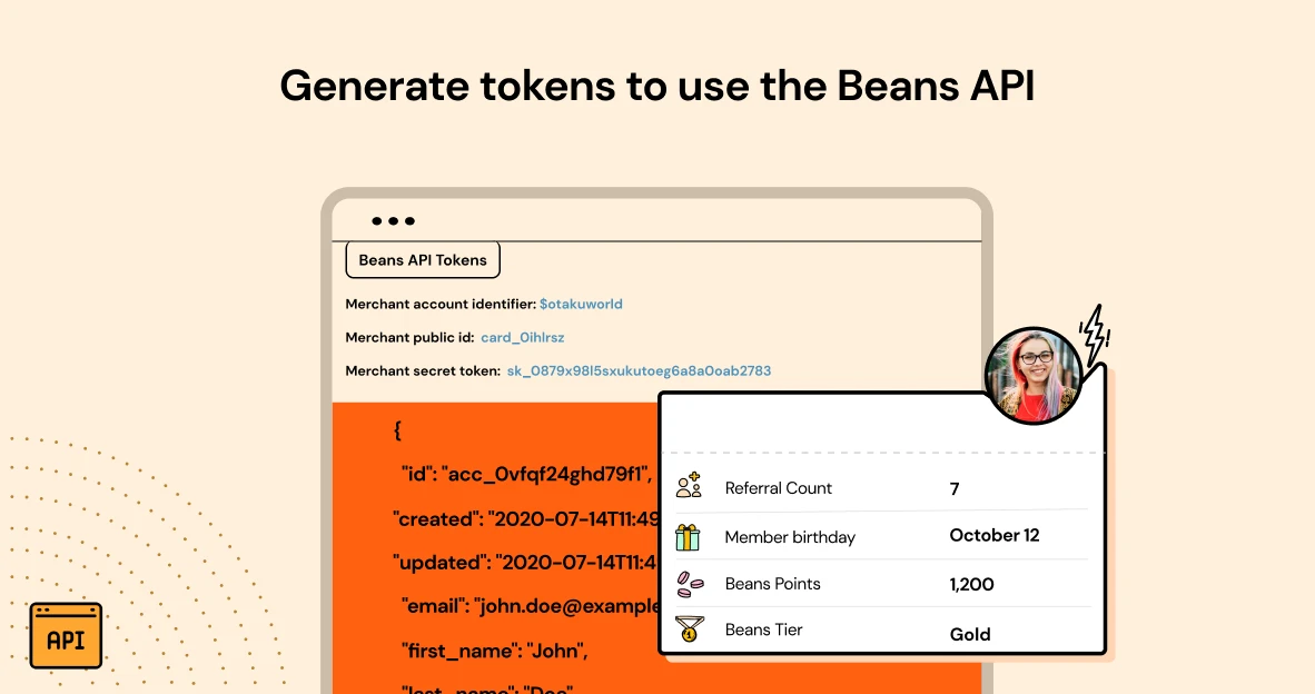 Beans · Beans API Tokens